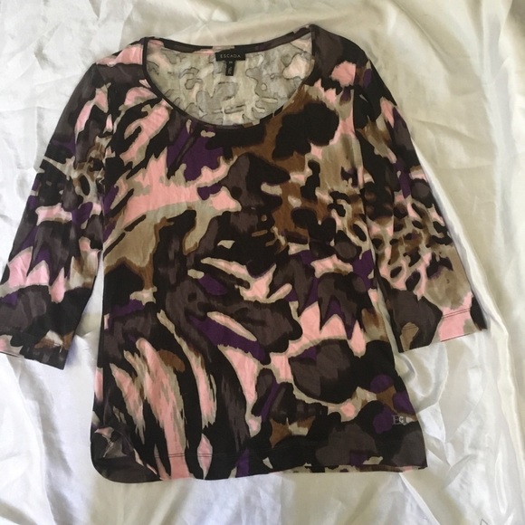 Escada | Tops | Escada Viscose Elastane Blend Top Size 36 | Poshmark